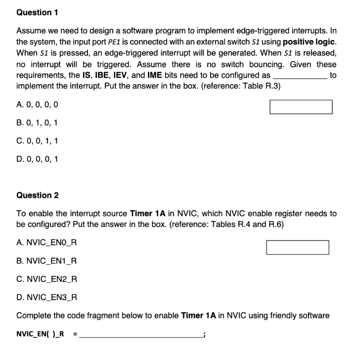 Question 1 Assume we need to design a software | Chegg.com