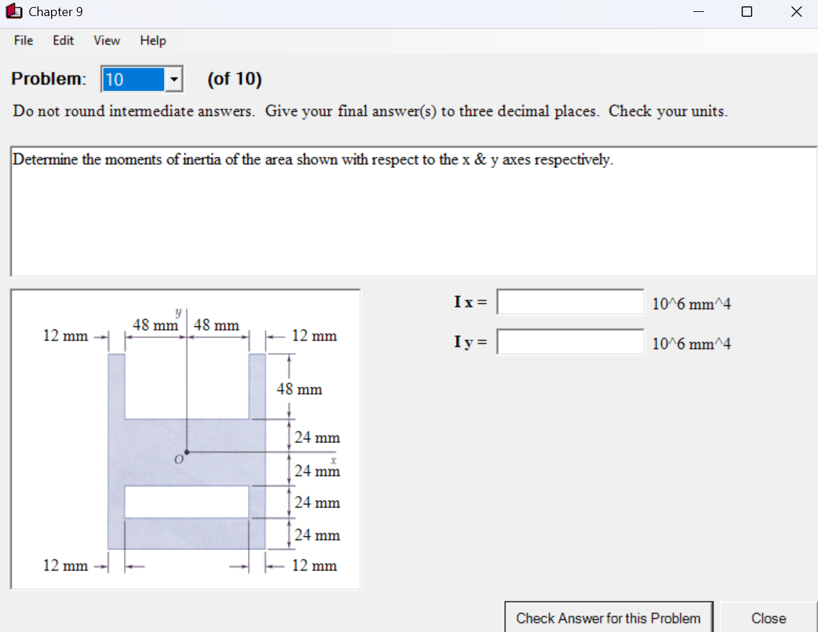 Solved Chapter 9File Edit View HelpProblem: 10 (of 10 )Do | Chegg.com