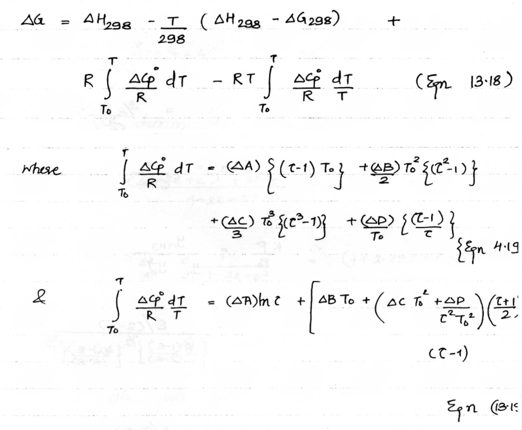 14.21. For the methanol synthesis reaction, CO(g) + | Chegg.com