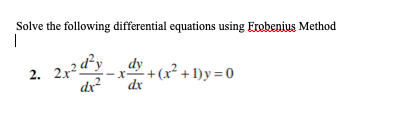 Solved Solve the following differential equations using | Chegg.com