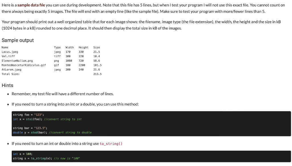 Objective Upon completion of this assignment the | Chegg.com