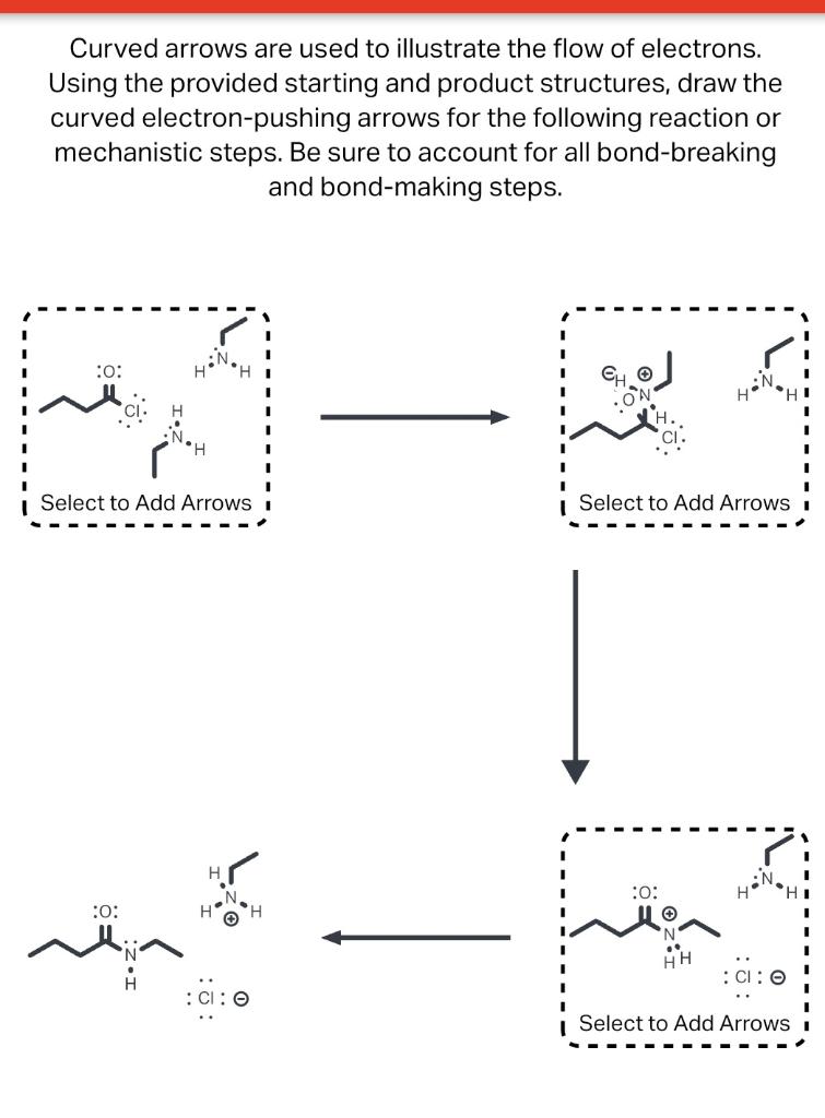 Solved curved arrows are used to illustrate the flow of | Chegg.com
