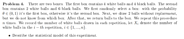 Solved Problem 4. There are two boxes. The first box | Chegg.com