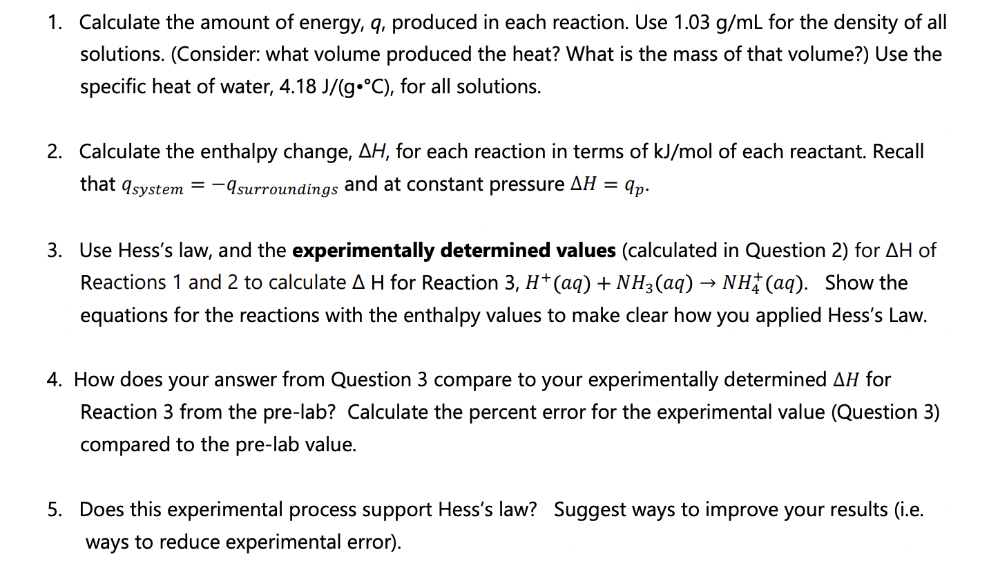 Solved Data Collected: Mixture \#1: 50.0mL 2.0 M HCL | Chegg.com