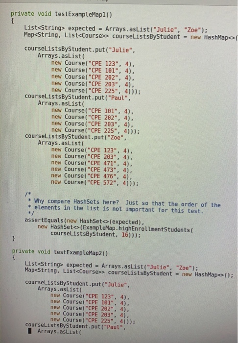 Solved JavaPlease help me implement this class so that it | Chegg.com