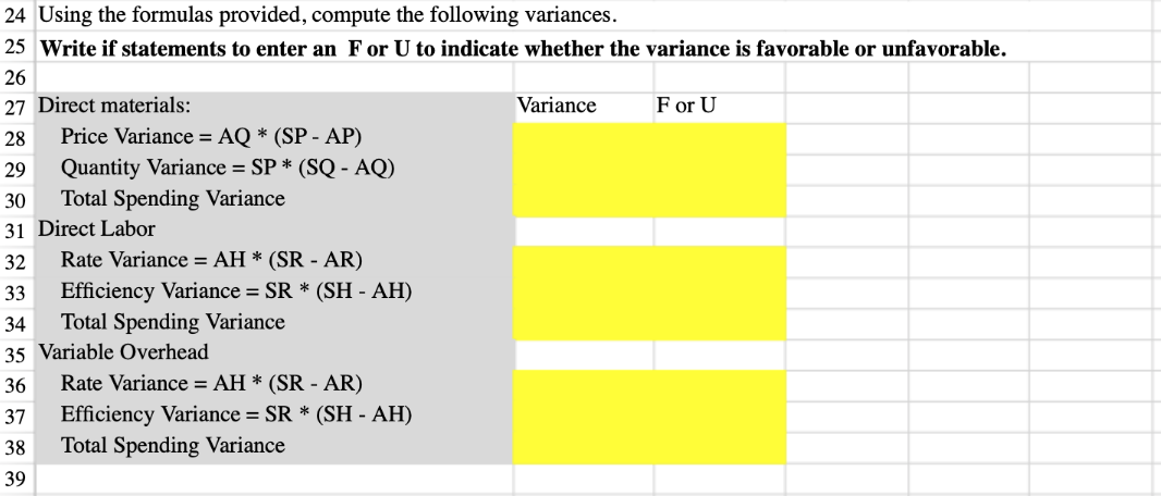 Solved 1. Compute the direct material, direct labor and | Chegg.com