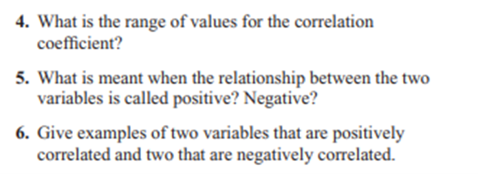 Solved 4. What is the range of values for the correlation | Chegg.com