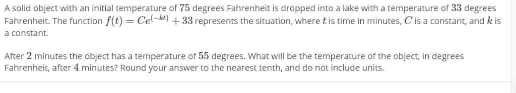Solved A solid object with an initial temperature of 75 | Chegg.com