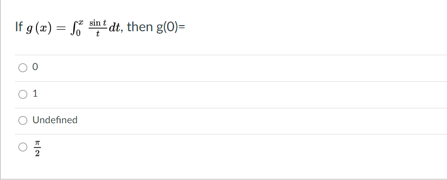 Solved Which of the following functions is the Si(x) | Chegg.com