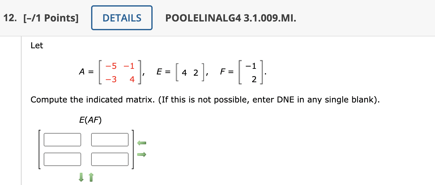 Solved Use matrices to solve the system of linear equations. | Chegg.com