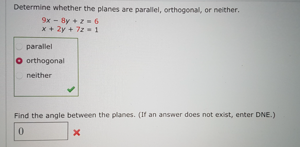 Solved Determine whether the planes are parallel, | Chegg.com