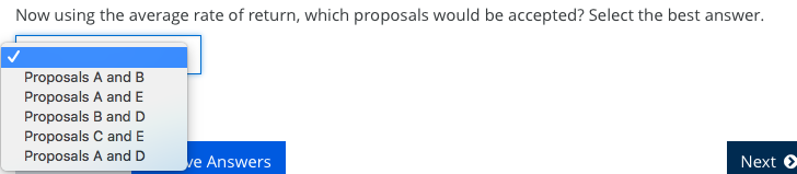 Solved Excess Present Value Index and Average Rate | Chegg.com