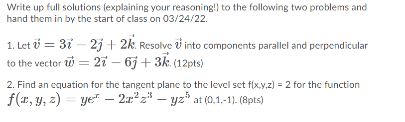 Solved Write up full solutions (explaining your reasoning!) | Chegg.com