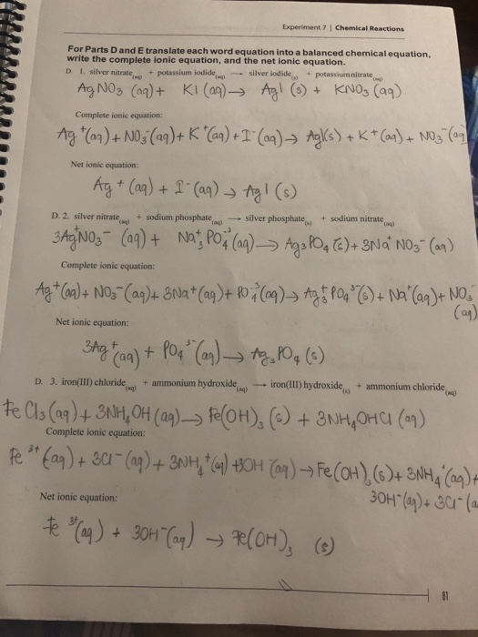 Translating Words Into Chemical Equations - Tessshebaylo