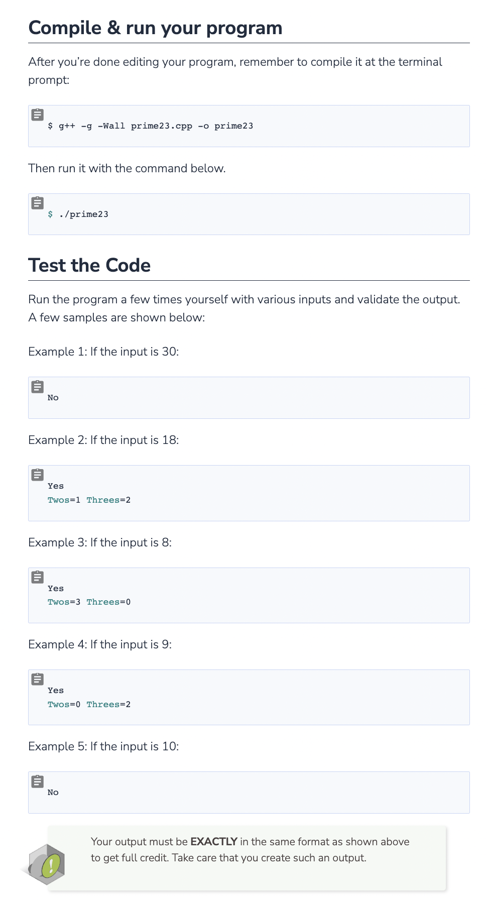 Solved Write a program (must be named prime23.cpp ) to | Chegg.com