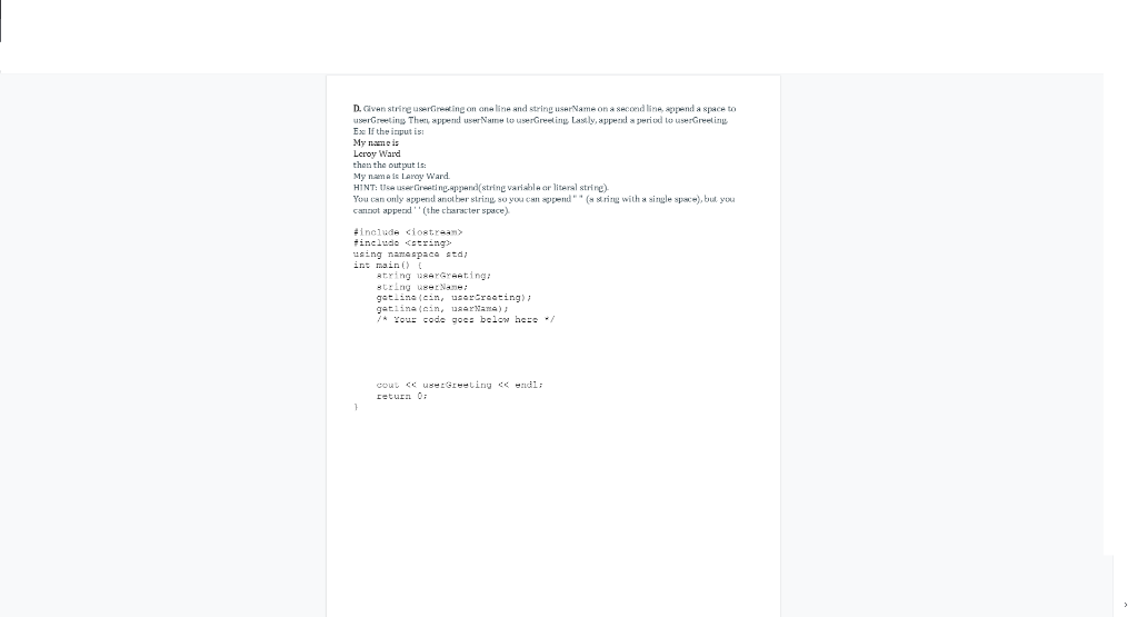 Solved I was wondering if there was anyone who could walk me | Chegg.com