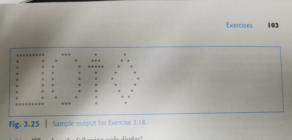 Solved (Displaying shapes with Asterisks) Write an app that | Chegg.com