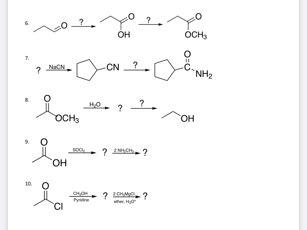 Solved FORMATIVE EXERCISE: Study the following reactions and | Chegg.com