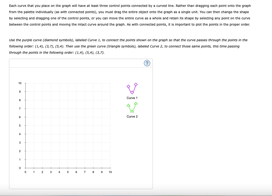Solved Each object you can manipulate or place on the graph | Chegg.com