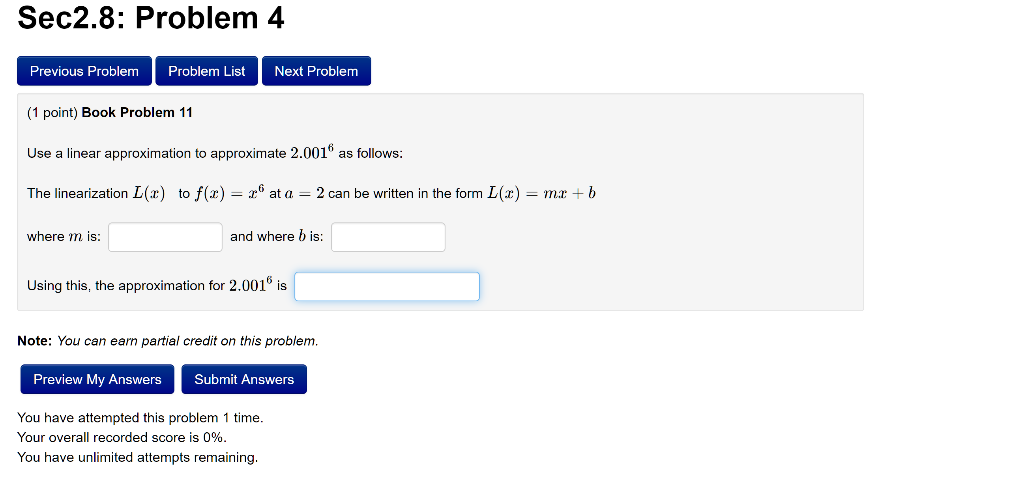 Solved Sec2.8: Problem 4 Previous Problem Problem List Next | Chegg.com