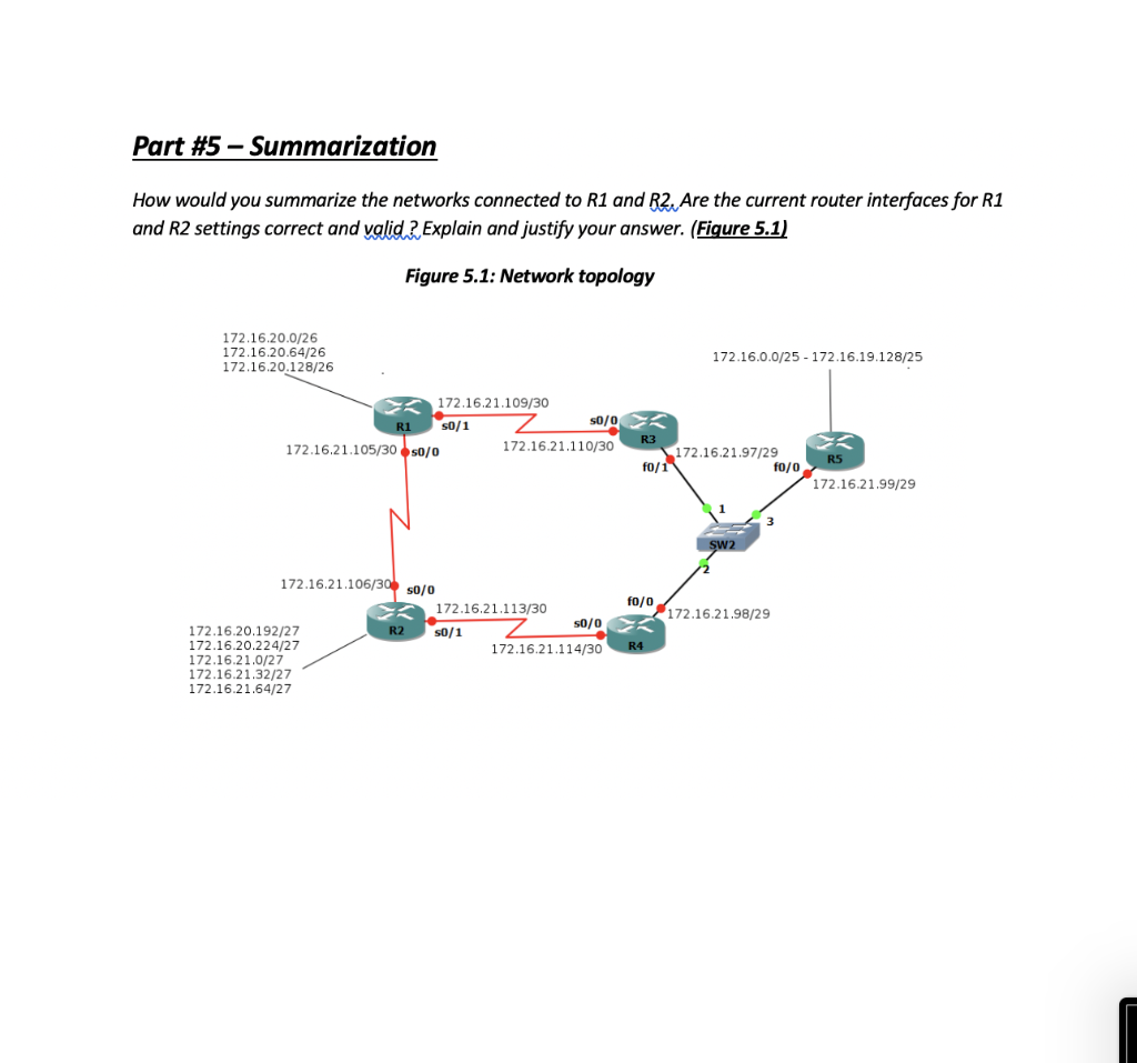 Solved Part #5 – Summarization How would you summarize the | Chegg.com