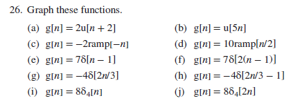 Solved Graph these | Chegg.com