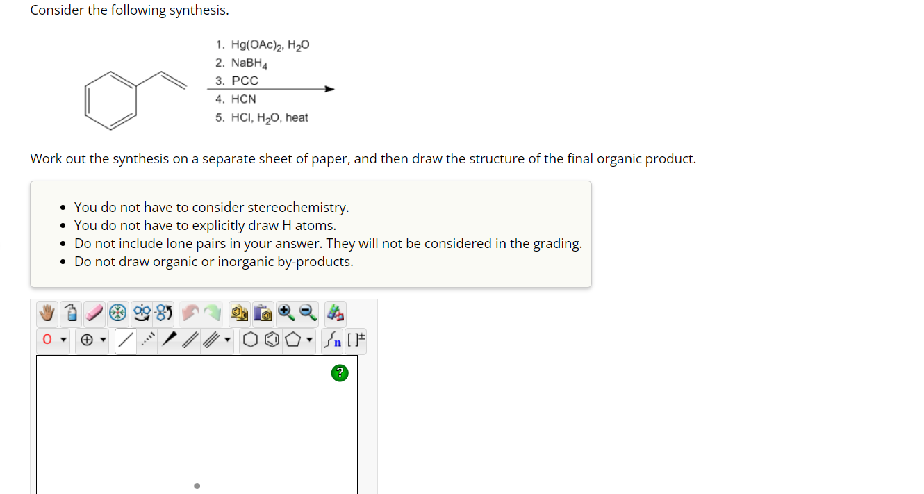 Solved Consider the following synthesis. Work out the | Chegg.com