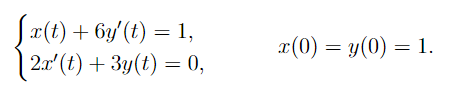 Solved Use the Laplace transform for linear systems | Chegg.com