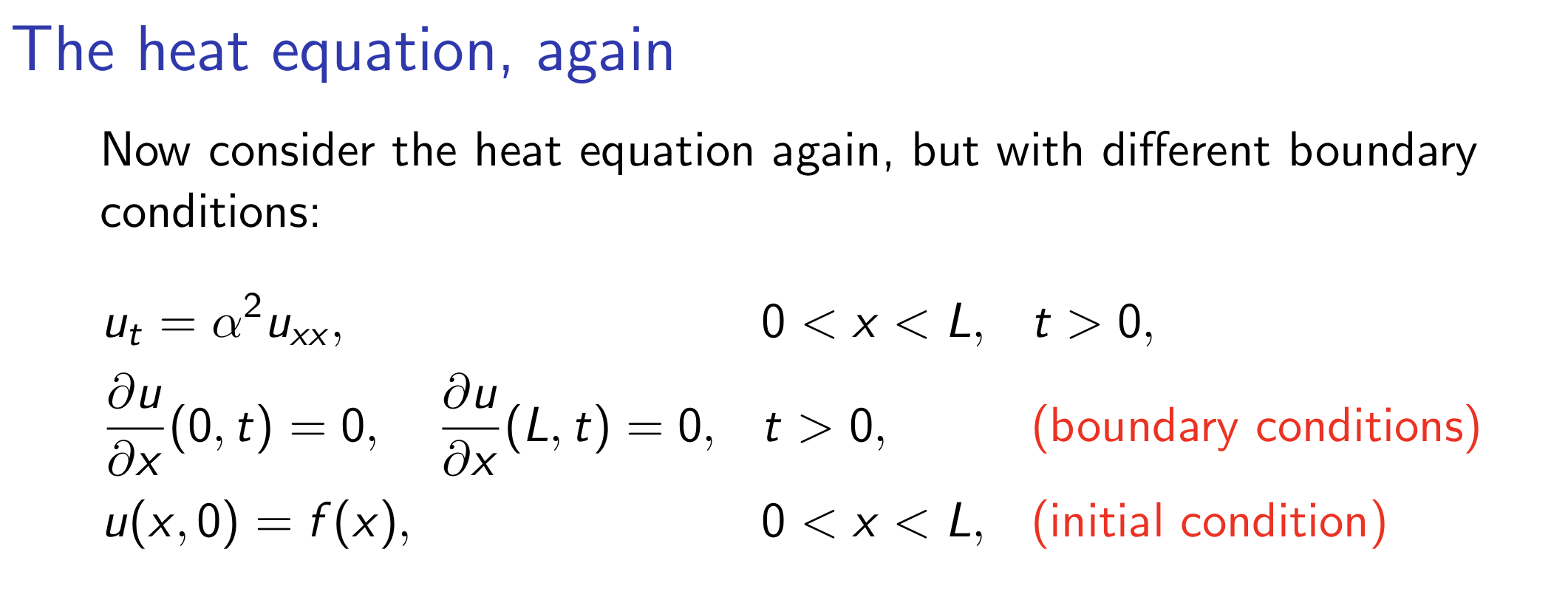 Solved partial differential equations, Neumann boundary | Chegg.com