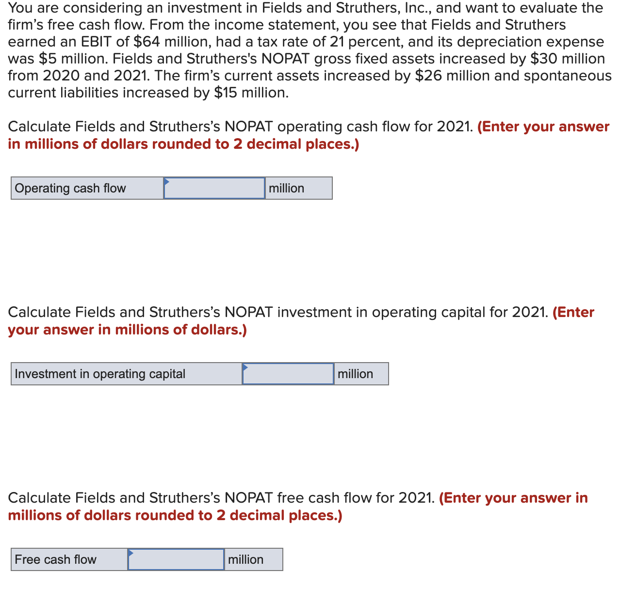 Solved You are considering an investment in Fields and | Chegg.com