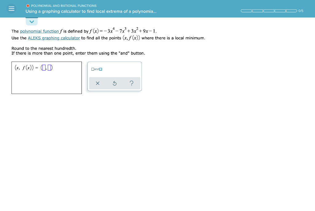 Solved O POLYNOMIAL AND RATIONAL FUNCTIONS Using a graphing | Chegg.com