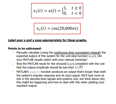 Solved Part 1: Time-domain Analysis of Systems | Chegg.com