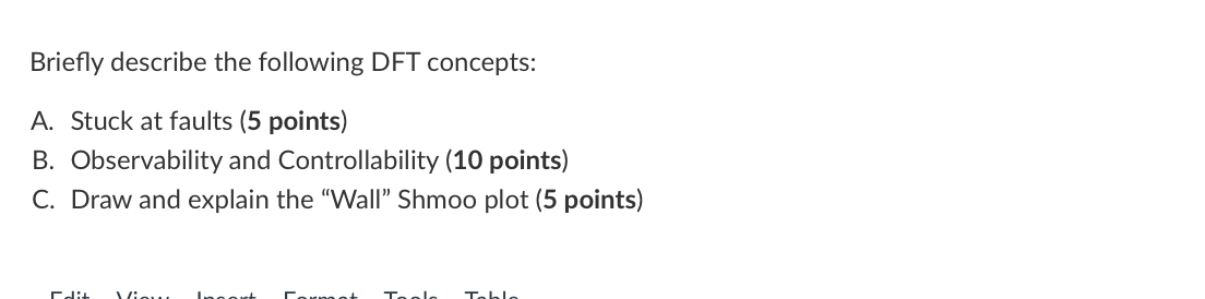 Solved Briefly describe the following DFT concepts: A. Stuck | Chegg.com