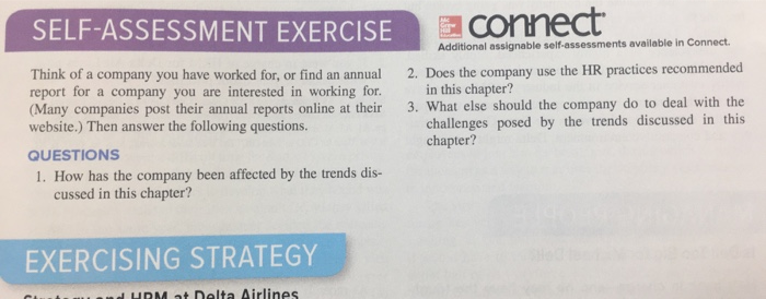 Solved Self assessment exercise 1-3. Explaining | Chegg.com