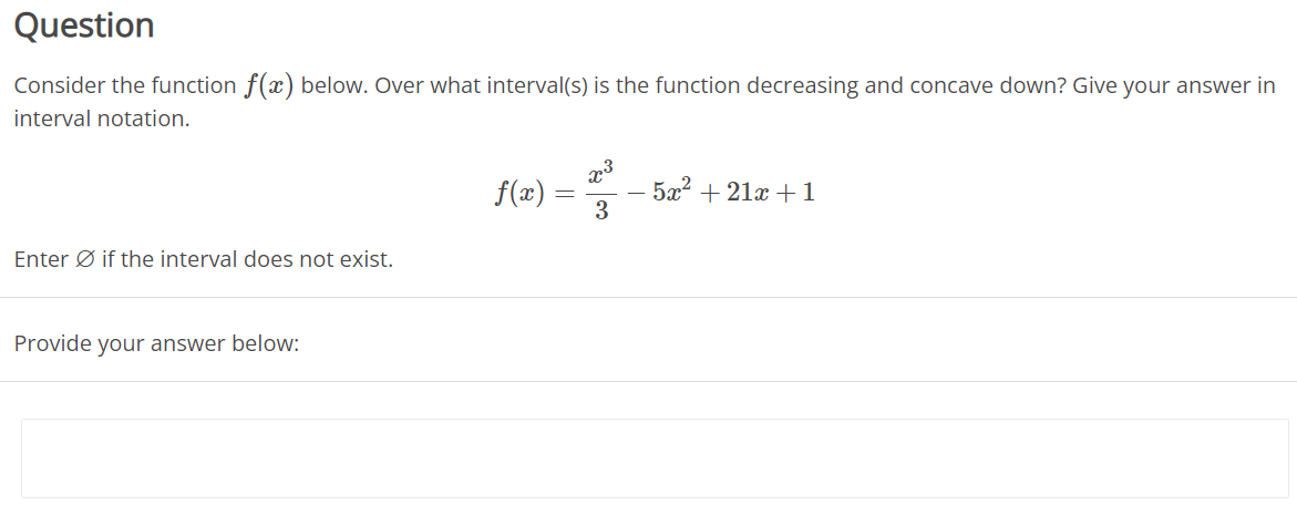 Solved Consider The Function F X Below Over What