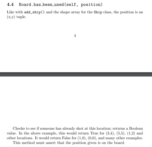 Solved 4 Program Overview In a file battleship.py, you must | Chegg.com