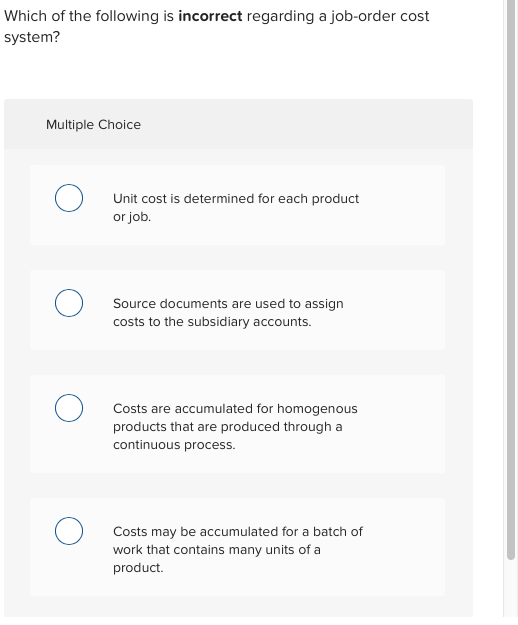 Solved Which of the following is incorrect regarding a | Chegg.com