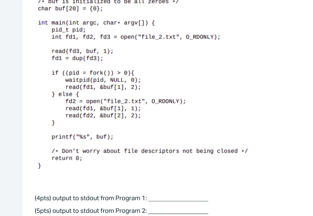 Solved (CLO1) Unix I/O. You are given two text files file | Chegg.com