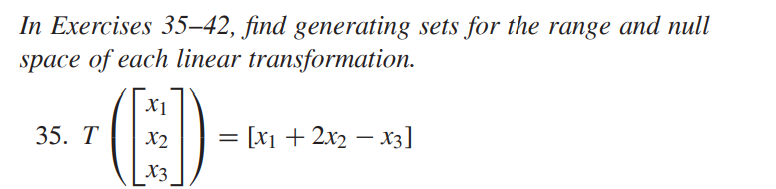 Solved In Exercises 35-42, find generating sets for the | Chegg.com