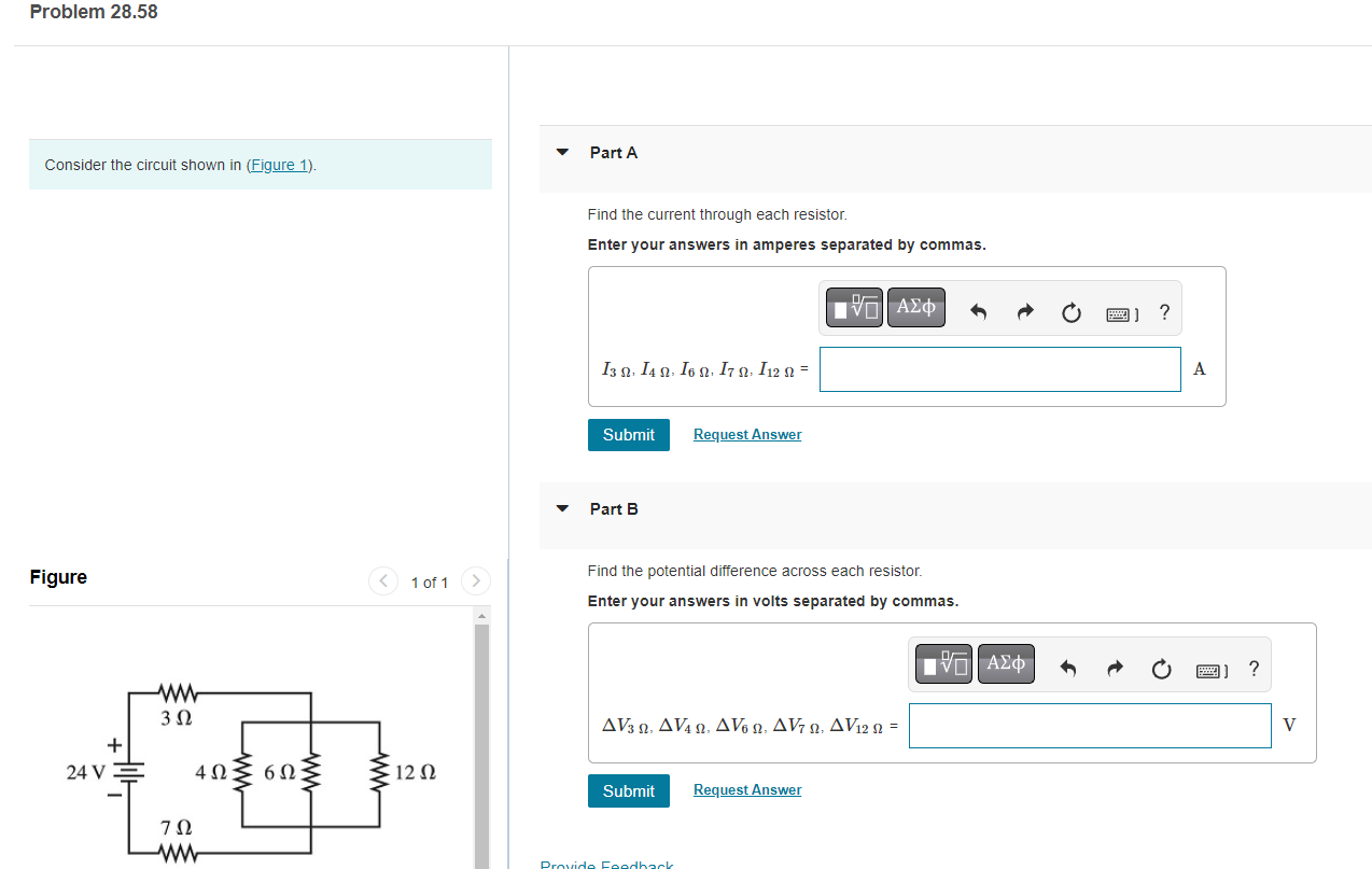 Solved Consider the circuit shown in (Figure 1). Part A Find | Chegg.com