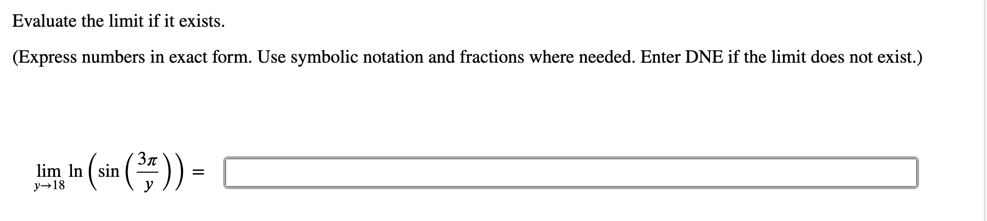 Solved Evaluate the limit if it exists. (Express numbers in | Chegg.com