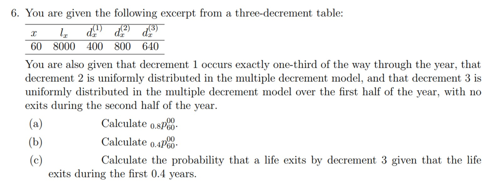 Solved 6. You are given the following excerpt from a | Chegg.com