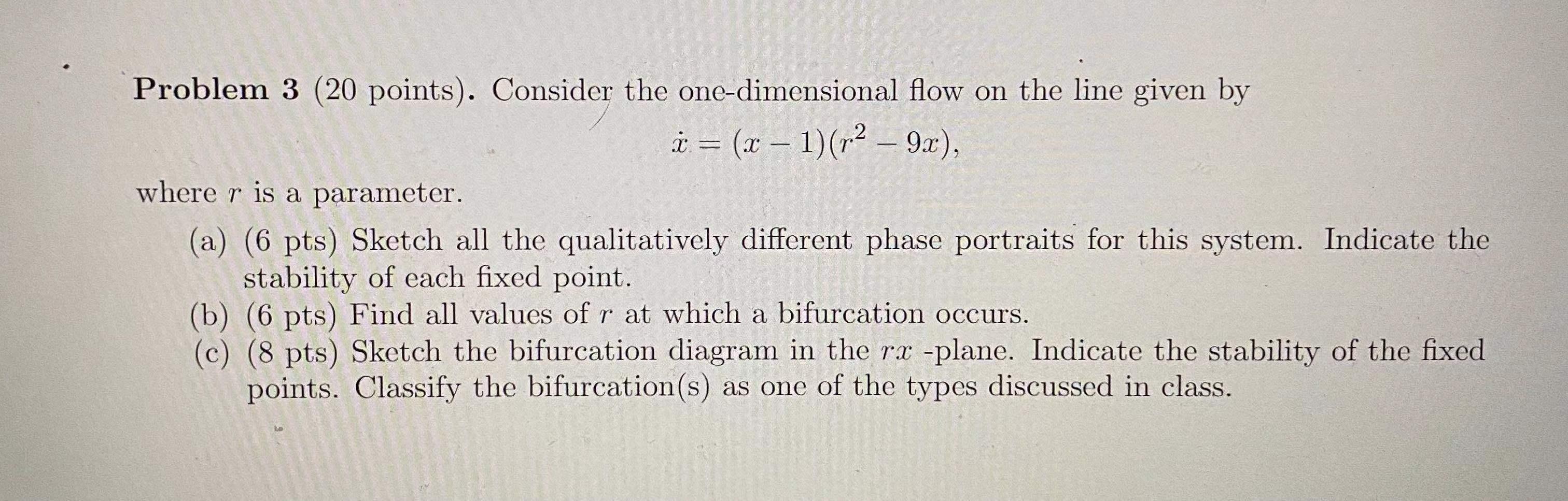 Solved Problem 3 (20 points). Consider the one-dimensional | Chegg.com