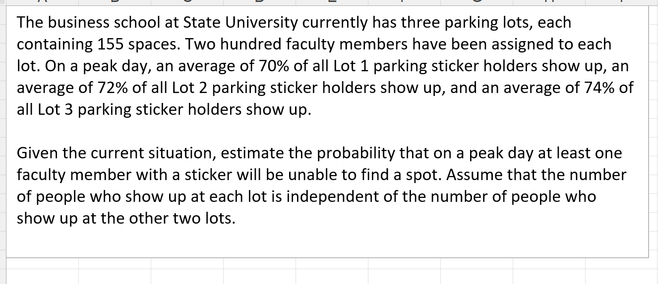 Solved The business school at State University currently has | Chegg.com