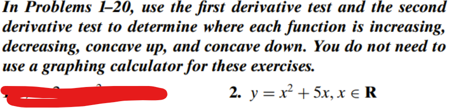 Solved In Problems 1-20, ﻿use the first derivative test and | Chegg.com