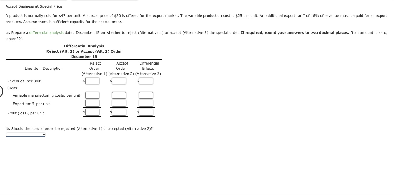 Solved products. Assume there is sufficient capacity for the | Chegg.com