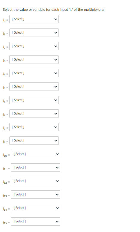 Solved Implement the functions described in the 'Select' | Chegg.com