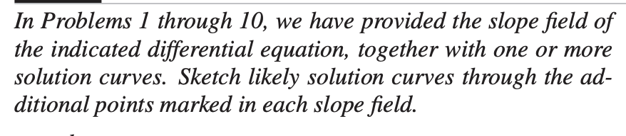 Solved In Problems 1 through 10, we have provided the slope | Chegg.com