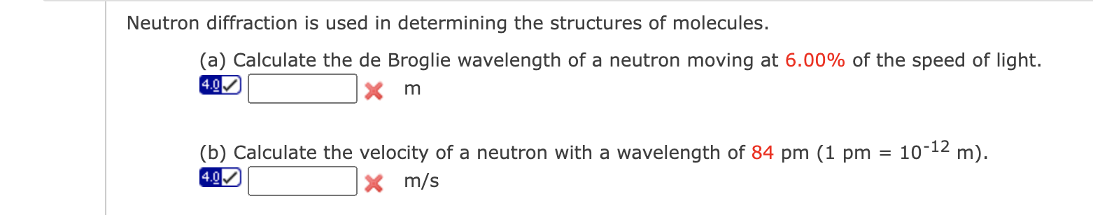 Solved Neutron diffraction is used in determining the | Chegg.com