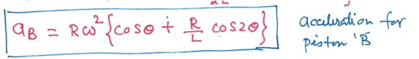Solved A single cylinder crank-connecting rod piston | Chegg.com